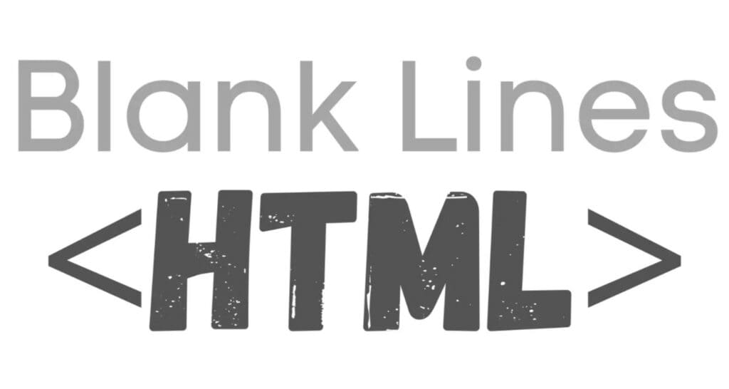 HTML Empty Line: Formatting Techniques for Clean Web Design