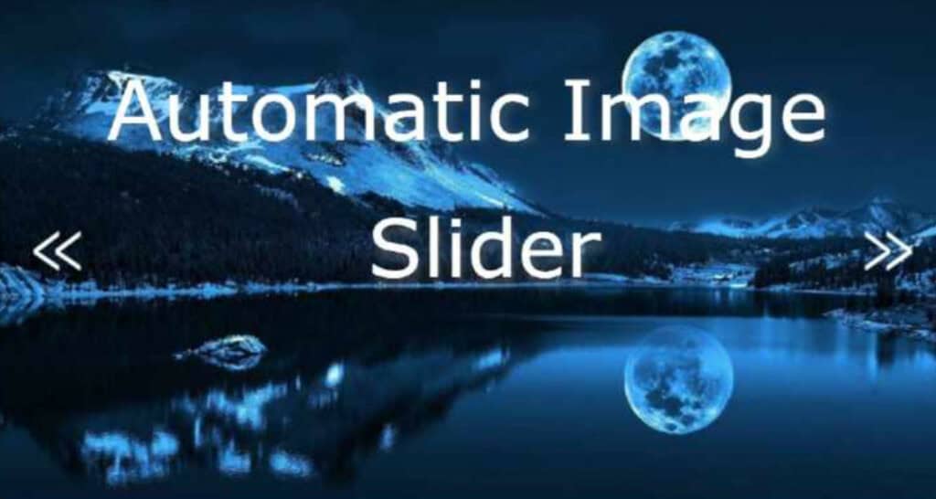 Responsive Automatic Image Slider in HTML: Modern Web Design Responsive Automatic Image Slider in HTML: Modern Web Design