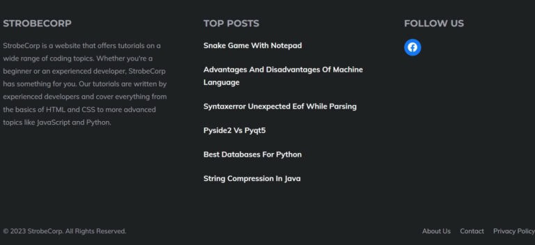 Simple Footer HTML: Designing Effective Website Footers Simple Footer HTML: Designing Effective Website Footers
